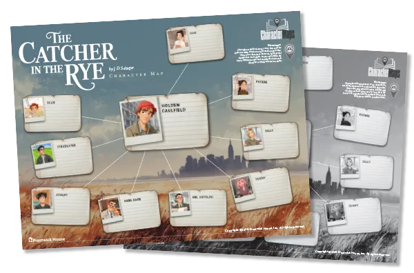 Free Character Map: The Catcher in the Rye | Prestwick House